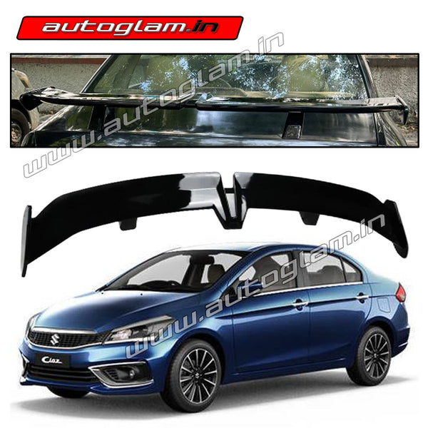 Maruti Suzuki Ciaz 2019 2024 Sedan Gloss Black Sporty Spoiler AGMSC7 autoglam