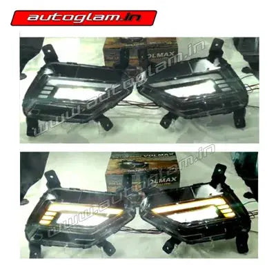 Hyundai Creta 2020+ DRL LED Fog lamp with sequential turn signal | Autoglam – autoglam