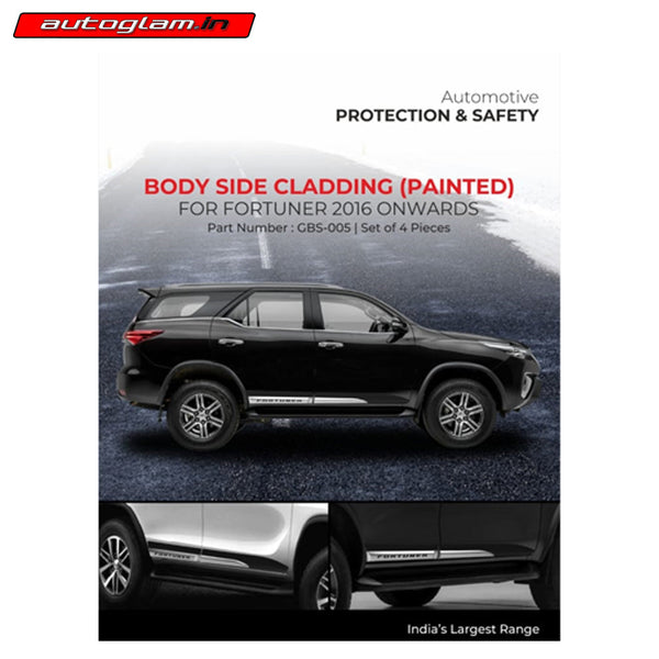 TOYOTA FORTUNER 2016 ONWARDS BODY SIDE CLADDING | AGTOY547SC – autoglam