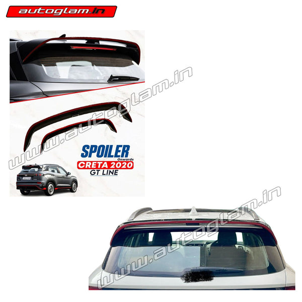 Buy Hyundai Creta 2022+ Roof Spoiler Price – Rear Spoiler for Car ...