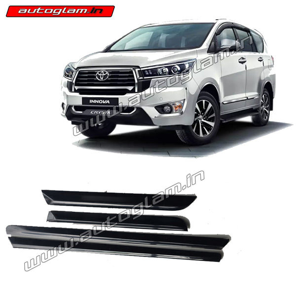 Toyota Innova Crysta Glossy Black Side Cladding – Durable & Stylish ...