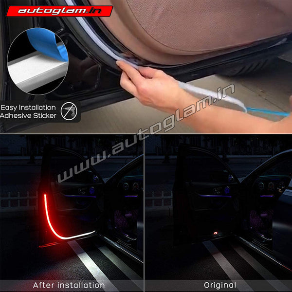 Universal Door Warning Light with Dual Color – Stylish LED Alert – autoglam