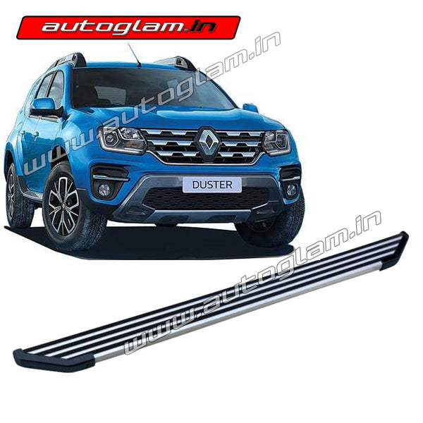Renault Duster 2012-2024 Aluminium Foot Step, and Chrome Finish Corner ...
