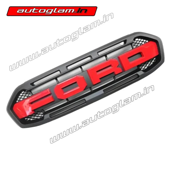 Ford Endeavour 2019-2020 Front Alpha Grill in Red | Autoglam – autoglam