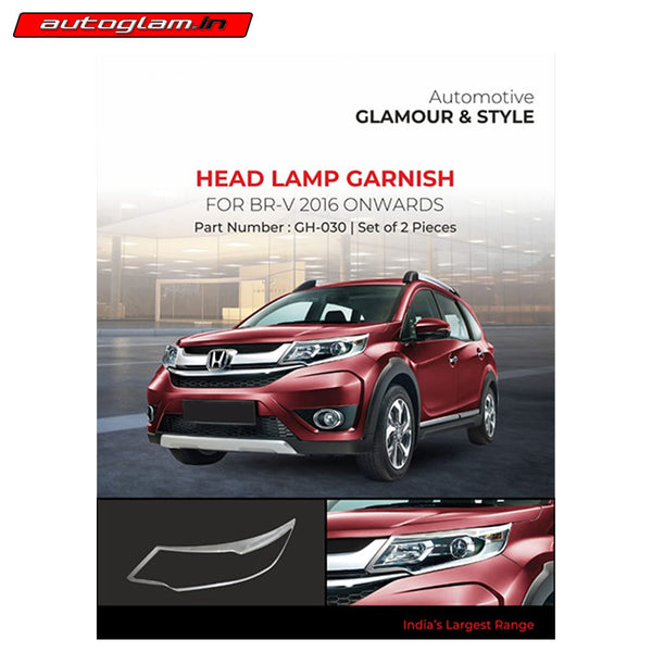 HONDA BR-V 2016 ONWARDS HEAD LAMP GARNISH | AGHON673HLG – autoglam