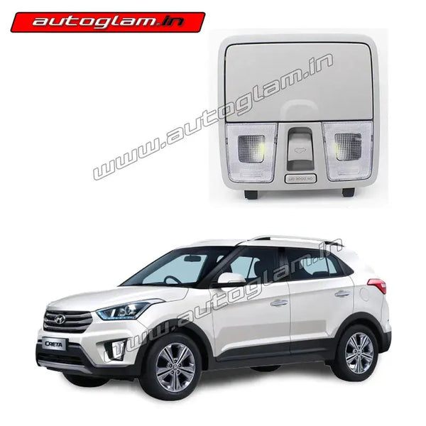 Hyundai creta front interior dime reading lamp light roof light with s ...