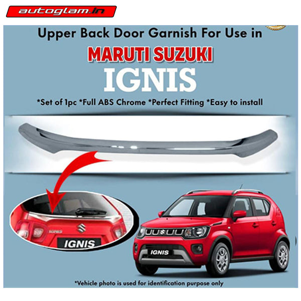 Elevate Your Maruti Suzuki Ignis with Our Stylish Back Door Garnish ...
