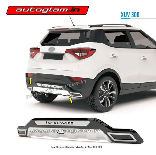 Mahindra XUV300 Front and Rear Diffuser , AGMX3FNG – autoglam