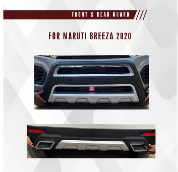 Maruti Suzuki Brezza 2020+ Front and Rear Diffuser | AGMSB258FRG – autoglam