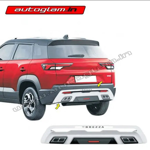 Maruti Suzuki Brezza 2022 front and Rear Bumper Diffuser, AGMSB22BD ...