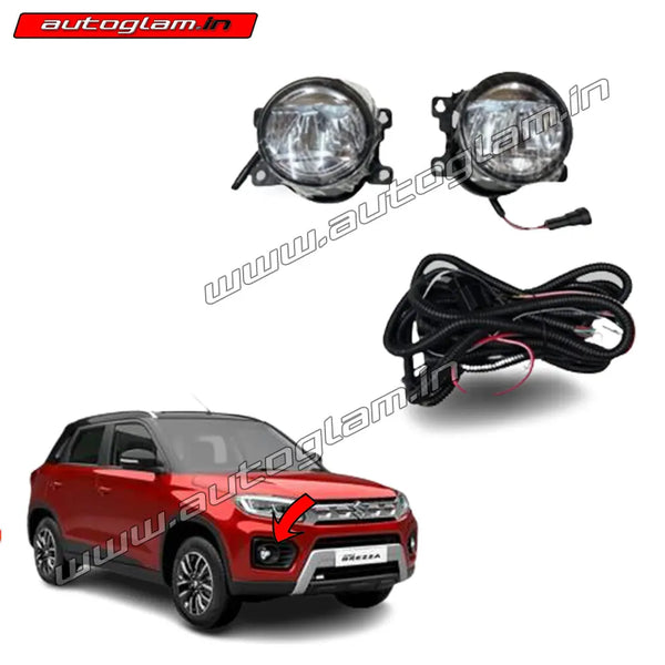 Maruti Suzuki Brezza 2022+ Fog Lamp with Wiring Switch (IMPORTED) | AG ...