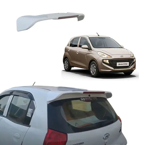 Roof Spoiler with LED Light for Hyundai Santro 2018+ Models, Color -Im ...