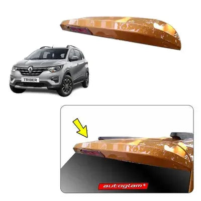 Roof Spoiler with LED Light for Renault Triber, Color - MOONLIGHT SILV ...