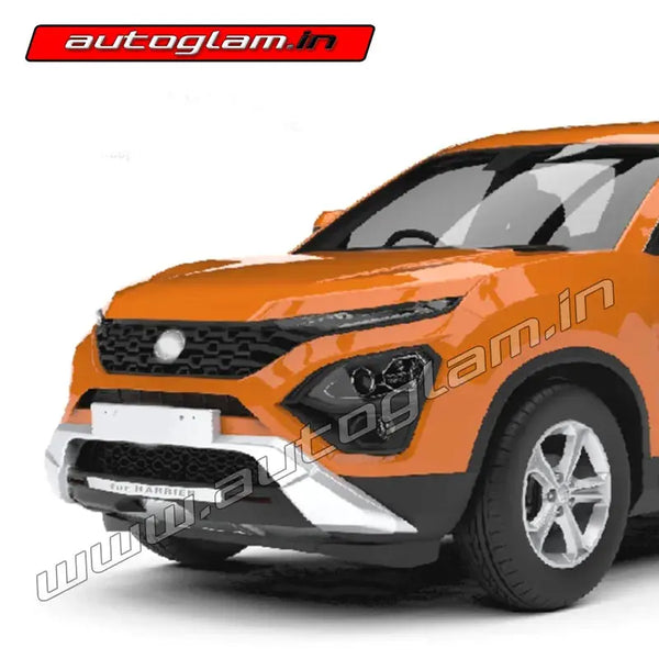 Tata Harrier Front Nudge Guard, Rear Bumper Guard, ABS Material,Autogl ...