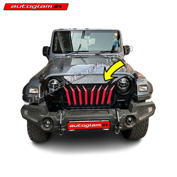 MAHINDRA THAR, PREDATOR STYLE FRONT GRILL | AGMAH461GR – autoglam