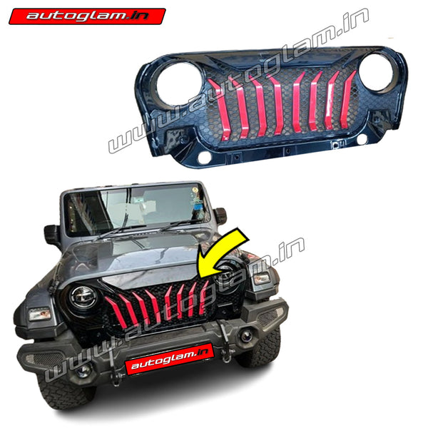 MAHINDRA THAR, PREDATOR STYLE FRONT GRILL | AGMAH461GR – autoglam