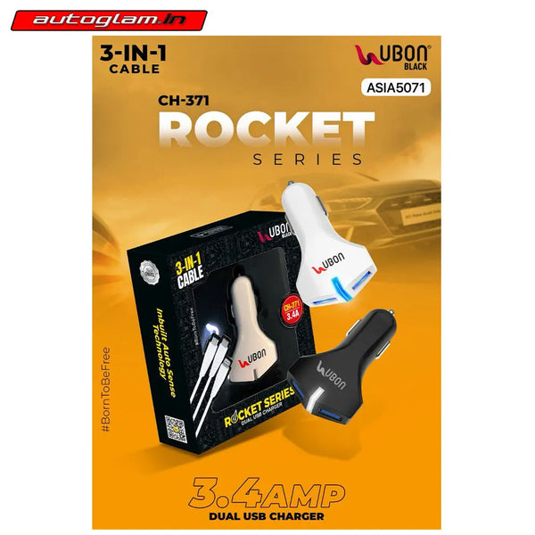 Universal USB Charger 3-in-1 Cable for Cars – Fast Charging – autoglam