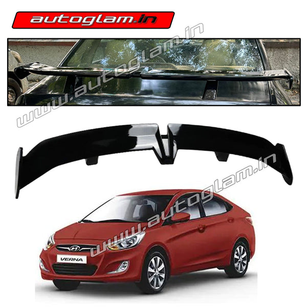 Hyundai Verna Fluidic 2011-2015 Sedan Gloss Black Sporty Spoiler | AGH ...