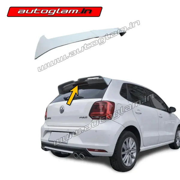 Volkswagen Polo Roof Spoiler, White Colour, | AGVP202RS – autoglam