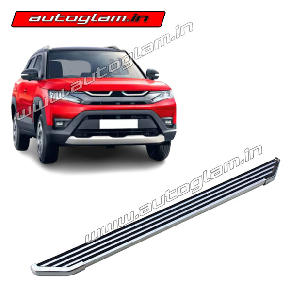 Maruti Suzuki Brezza 2022+ Aluminium Foot Step, Side Step, and Chrome ...