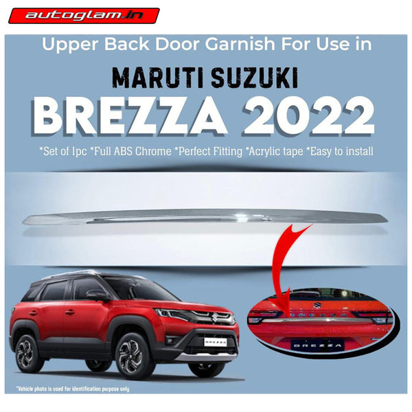Elevate Your Maruti Suzuki Brezza with Our Stylish Back Door Garnish ...