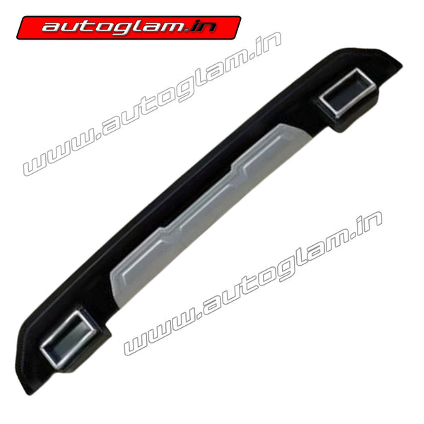 Maruti Suzuki Baleno 2022+ Rear Bumper Diffuser With Dual Chrome Tip ...