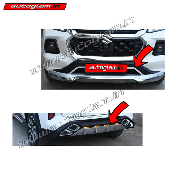 MARUTI SUZUKI GRAND VITARA FRONT AND REAR NUDGE GAURD/DIFFUSER | AGSU4 ...