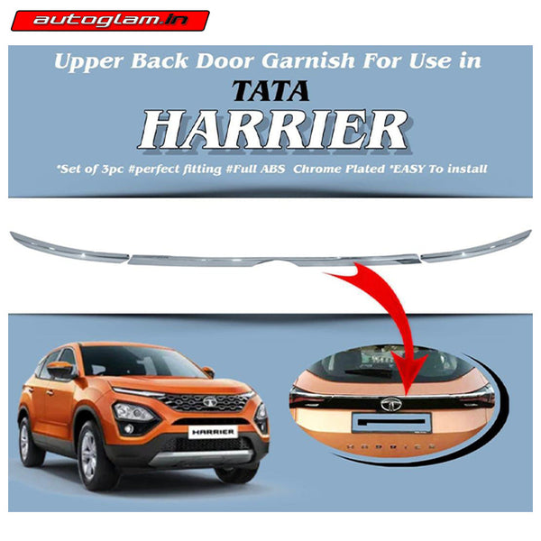 Tata Harrier Back Door Garnish | Stylish & Durable Upgrade – autoglam