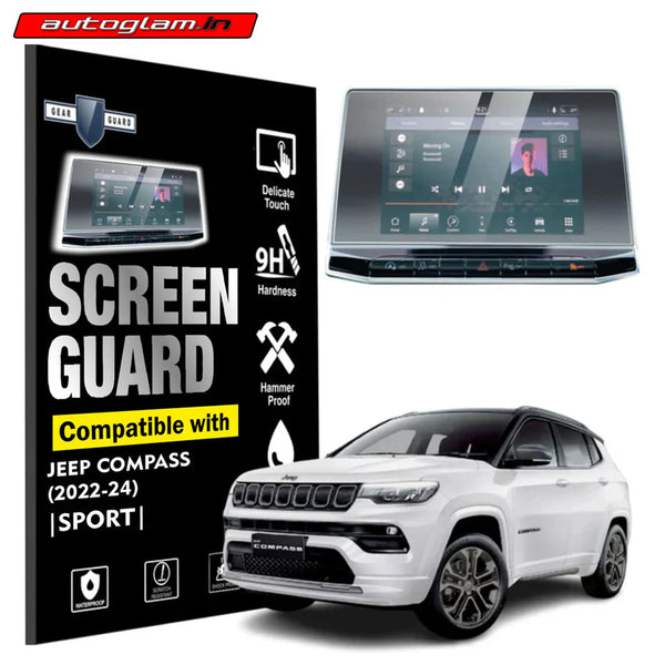 Premium Jeep Compass Screen Guard - Infotainment Protection – autoglam