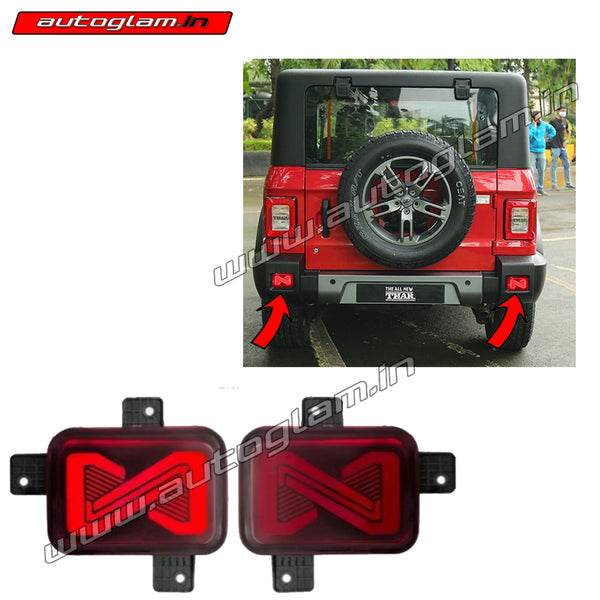 Mahindra Thar Rear Matrix reflector | AGMAH719RR – autoglam
