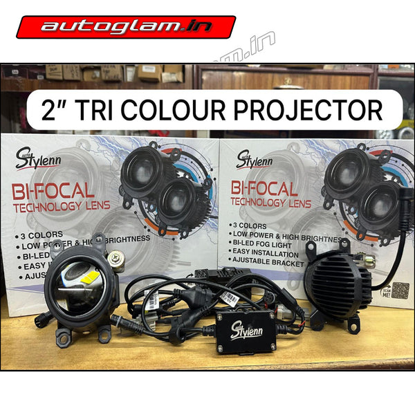 Universal 2 TRI Colour Fog Lamp Projector Lens | AGU215FLP – autoglam