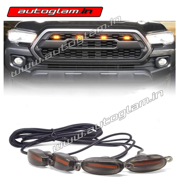 Universal 8 LED Grill Light With Coupler | AGU565GL – autoglam