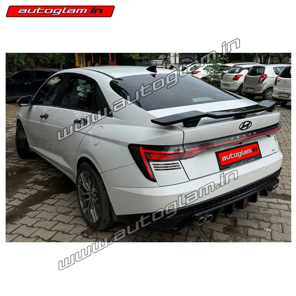 Hyundai Verna Gloss Black Spoiler - Stylish and Aerodynamic Upgrade ...