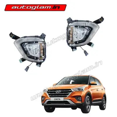 Hyundai Creta 2018-2019 LED DRL with Fog Light Kit | Autoglam – autoglam
