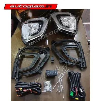 Hyundai Creta 2018-2019 LED DRL with Fog Light Kit | Autoglam – autoglam