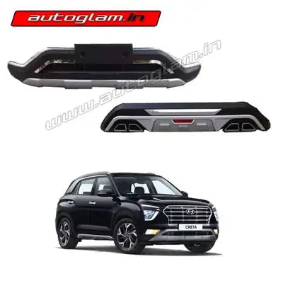 Hyundai Creta 2020 Front and Rear Guards/ Nudge Guards, Adds sporty ...