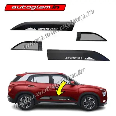 Hyundai New Creta 2020 Door Side Cladding Set Of 4 Black, AGHC402CA ...