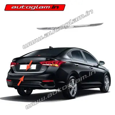 Hyundai Verna 2017+ Rear Trunk Chrome Garnish | AGHV17RTC – autoglam