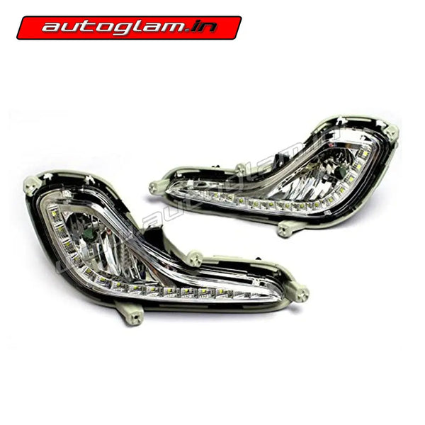 Hyundai Verna Fluidic Fog Lights with Led Drl, AGHVF13FD – autoglam