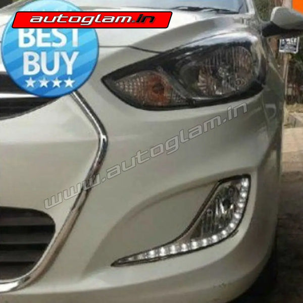 Hyundai Verna Fluidic Fog Lights with Led Drl, AGHVF13FD – autoglam