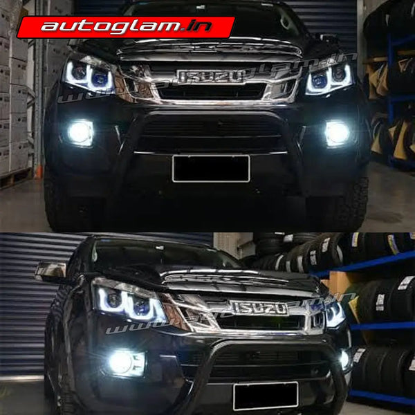 Isuzu D Max Projector Headlights India | LED DRL Upgrade – autoglam