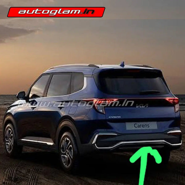 Kia Carens Chrome Rear Trim Bumper, AGCCRT – autoglam