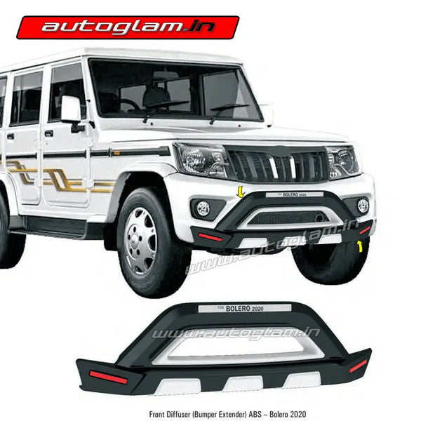 Mahindra Bolero 2020+ Front ABS Nudge Guard, AGMB20FN – autoglam
