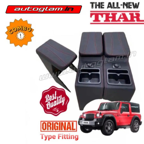 Mahindra Thar 2020 Arm Rest, (Set Of 3 Pcs) | AGMTAR2S – autoglam