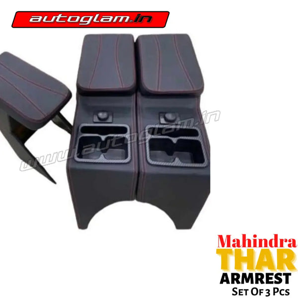 Mahindra Thar 2020 Arm Rest, (Set Of 3 Pcs) | AGMTAR2S – autoglam
