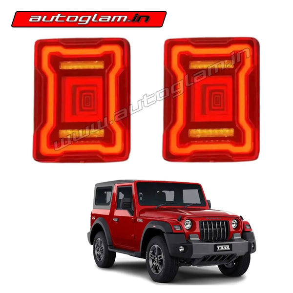 Mahindra Thar 2020 Tail Light Wrangler Style with Deep Scanning Functi ...