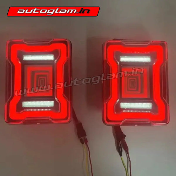 Mahindra Thar 2020 Tail Light Wrangler Style with Deep Scanning Functi ...
