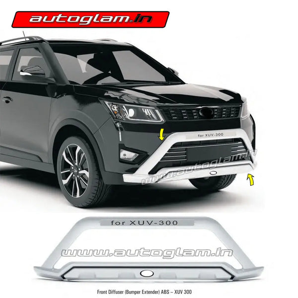 Mahindra XUV300 Front and Rear Diffuser , AGMX3FNG – autoglam