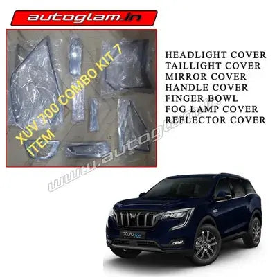 Mahindra XUV700 Chrome Combo Kit, Set of 7 Items | AGMX007CK – autoglam