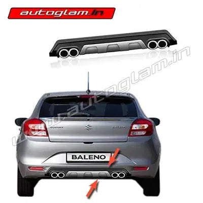 Maruti Suzuki Baleno 2015+ Rear Bumper Diffuser New Design | Autoglam ...